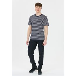 WHISTLER Herren T-Shirt "Manny", blau, Gr. S, gestreift, 100% Baumwolle, Shirts, Im praktischen 3er-Set