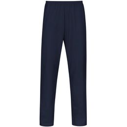 TRIGEMA Damen Schlafanzug "TRIGEMA Schlafanzughose", Gr. XS, blau, 100% Baumwolle, Basic, Homewear-Sets