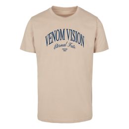 MisterTee Damen T-Shirt "MisterTee Venom Vision Tee"sand, Gr. XL, bedruckt, 100% Baumwolle, Shirts