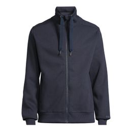 SALZHAUT Damen Sweatjacke "Sweatjacke MOOL", blau, Gr. S, Obermaterial: 55% Baumwolle CO (CMIA). 45% Polyester PES., Sweatjacken