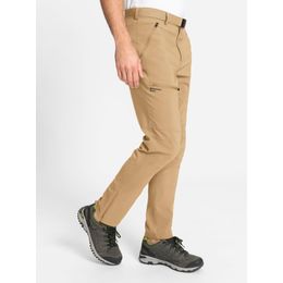 Catamaran Herren Outdoorhose, beige, Gr. 48, unifarben, 72% Viskose, 25% Polyamid, 3% Elasthan, Hosen