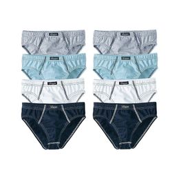 Le Jogger Jungen Slip, Gr. 140, bunt, Jersey, Obermaterial: 100% Baumwolle, unifarben, Unterhosen, unifarben, mit Markenlabel und Kontrastn&auml;hten,