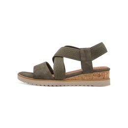 Jana Damen Sandalette, Gr. 40, braun, Lederimitat, Schuhe