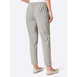 Casual Looks Damen Schlupfhose, grau, Gr. 38, 94% Polyamid, 6% Elasthan, Hosen