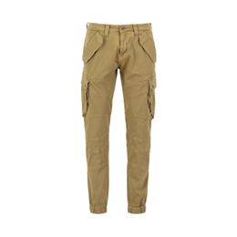 Damen Cargohose "Combat Pant", gr&uuml;n, Gr. 31, Alpha Industries, Obermaterial: 98% Baumwolle, 2% Elastan; Futter: 100% Baumwolle, Hosen
