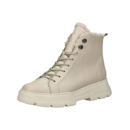 Paul Green Damen Schn&uuml;rstiefelette "Paul Green Stiefelette Glattleder", Gr. 38, beige, Glattleder, Schuhe
