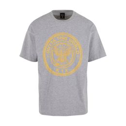 T-Shirt K1x "K1x KXM252-015-1 K1x Eagle Tee", Damen, Gr. XXL, grau melange, 100% Baumwolle, bedruckt, normal, Rundhals, Shirts T-Shirt