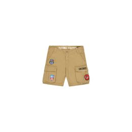Herren Shorts "Flying Tigers Shorts", grün, Gr. 34, Alpha Industries, Obermaterial: 100% Baumwolle, Hosen