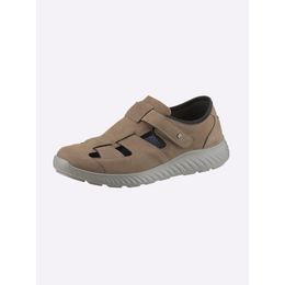 Jomos Herren Sneaker, Gr. 44, beige, Nubukleder, Textil, Schuhe