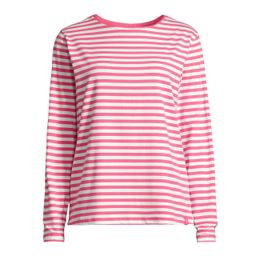 SALZHAUT Damen Langarmshirt "Longsleeve NEFERTEN", pink, Gr. M, Obermaterial: 92% Baumwolle CO. 8% Elasthan EL., Shirts