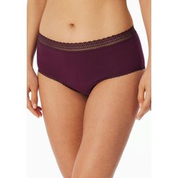 Schiesser Damen Periodenslip "Secret Care", Gr. 34, lila, Single Jersey, Obermaterial: 60% Baumwolle, 21% Lyocell, 13% Polyester, 2% Elasthan, 2%