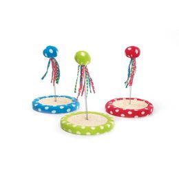 Beeztees Petti Spielball mit Feder sortiert 18,5&times;26 cm