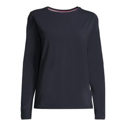 SALZHAUT Damen Langarmshirt "Longsleeve SCHATEKE", blau, Gr. XS, Obermaterial: 94% Baumwolle CO. 6% Elasthan EL., Shirts