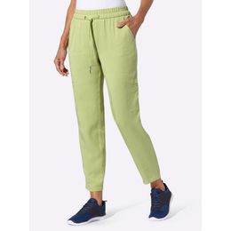Casual Looks Damen Schlupfhose, gr&uuml;n, Gr. 38, unifarben, 100% Lyocell, Hosen