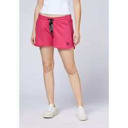 Chiemsee Damen Sweatshorts, Gr. L, lila, 60% Baumwolle, 40% Polyester, Hosen