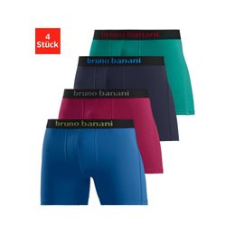 Bruno Banani Herren Boxer "Boxershorts f&uuml;r Herren", Gr. L, bunt, Jersey, Obermaterial: 95% Baumwolle, 5% Elasthan, unifarben, Unterhosen, mit