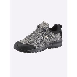 Waldl&auml;ufer WALDL&Auml;UFER Damen Schn&uuml;rschuh, Gr. 5,5, schwarz-wei&szlig;, Gummi, Nubukleder, Textil, Schuhe