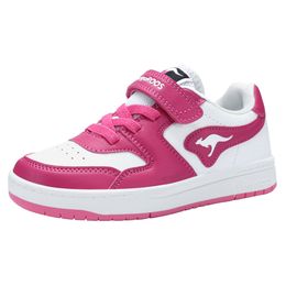 Sneaker Kangaroos "K-CP Fair EV", M&auml;dchen, Gr. 37, wei&szlig; (daisy pink, wei&szlig;), Synthetik, Schuhe Sneaker