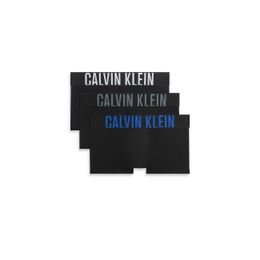 Herren Trunk "LOW RISE TRUNK 3PK", Calvin Klein Underwear, Gr. XL, schwarz, Jersey, Obermaterial: 88% Polyester, 12% Elasthan, Unterhosen, mit
