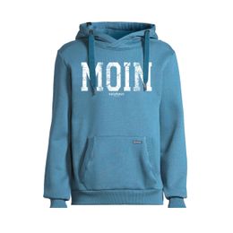 SALZHAUT Herren Kapuzenpullover "Hoodie HEFF - MOIN", blau, Gr. XXXL, Obermaterial: 55% Baumwolle CO. 45% Polyester PES., Pullover
