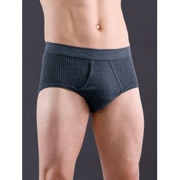 w&auml;schepur W&Auml;SCHEPUR Herren Slip, Gr. 6, blau, 75% Baumwolle, 25% Polyester, Unterhosen