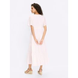 Heine Damen Sommerkleid "Webkleid", wei&szlig;, Gr. 34, unifarben, 100% Baumwolle, Kleider