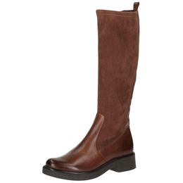 Caprice Damen Stiefel "Caprice Stiefel Leder/Textil", Gr. 40,5, braun, Leder, Textil, Schuhe