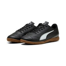 Puma Kinder Fu&szlig;ballschuh "VITORIA II IT JR", Gr. 38,5Puma schwarz, Puma wei&szlig;, Synthetik, Schuhe, f&uuml;r Halle und Stra&szlig;e