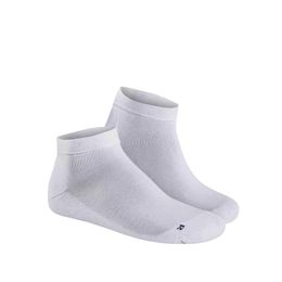 Hudson M&auml;dchen Sneakersocken "Sneaker Air Plush", Gr. 39, wei&szlig;, Obermaterial: 85% Baumwolle CO. 13% Polyamid PA. 2% Elasthan EL., Socken
