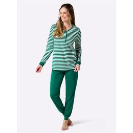 w&auml;schepur W&Auml;SCHEPUR Damen Schlafanzug, Gr. 48, grau, 100% Baumwolle, Homewear-Sets