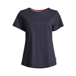 SALZHAUT Damen T-Shirt "Shirt STEENTJE", blau, Gr. L, Obermaterial: 50% Baumwolle CO. 50% Polyester PES., Shirts