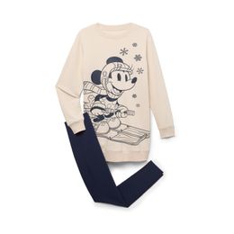 Tchibo - Leggings-Pyjama »Mickey and Friends« - Damen - Gr. L - dunkelblau