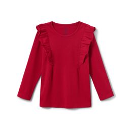 Tchibo - Kinder-Langarmshirt - M&auml;dchen - Gr. 110/116 - rot