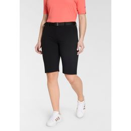 Maier Sports sheego Gro&szlig;e Gr&ouml;&szlig;en Bermudas, black, Gr&ouml;&szlig;e 58 - Damen