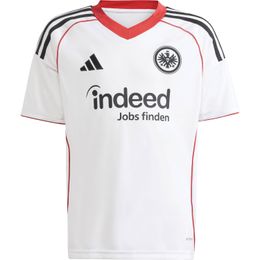 Adidas Eintracht Frankfurt 25-25 ausw&auml;rts Teamtrikot Kinder - Gr&ouml;&szlig;e 152 - wei&szlig;