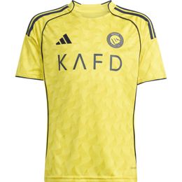 Adidas ANFC AL NASSR RONALDO 7 HOME Spielertrikot Kinder - Gr&ouml;&szlig;e 176 - gelb