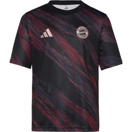 Adidas FC Bayern M&uuml;nchen Funktionsshirt Kinder - Gr&ouml;&szlig;e 140 - schwarz