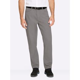 5-Pocket-Hose Marco Donati, Herren, Gr. 58, Normalgr&ouml;&szlig;en, grau, 97% Baumwolle, 3% Elasthan, unifarben, Hosen 5-Pocket-Hose