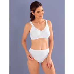 Minimizer-BH Naturana, Damen, Gr. 100, Cup D, wei&szlig;, 90% Baumwolle, 10% Elasthan, BHs Minimizer-BH