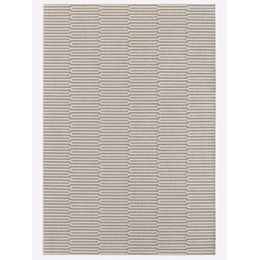 Teppich HEINE HOME Gr. 4, grau, B:160cm H:3mm L:230cm, Kunstfaser, Polypropylen, Teppiche, Teppich
