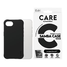 CARE BY PANZERGLASS Handyh&uuml;lle "Fashionable Case Samba mit MagSafe", schwarz, B:11cm H:2cm T:19,5cm, H&uuml;llen, Backcover, Schutzh&uuml;lle, Handyschutzh&uuml;lle, Case, Schutzcase, sto&szlig;fest