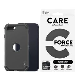 CARE BY PANZERGLASS Handyhülle "Force Rugged Case für Apple iPhone 7/8/SE (2020/2022)", schwarz, B:11cm H:2cm T:20cm, Hüllen, Backcover, Schutzhülle, Handyschutzhülle, Case, Schutzcase, stoßfest