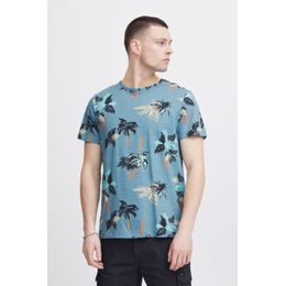 Blend Damen T-Shirt "BHTee"captain's blau, Gr. XXL, gemustert, Web, 100% Baumwolle (Bio), Shirts, Lässiges T-Shirt mit Print