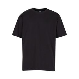 T-Shirt Urban Classics "Urban Classics Heavy Basic Loose Tee", Damen, Gr. L, schwarz, 100% Baumwolle, unifarben, loose fit, ohne Ausschnitt, Shirts T-Shirt