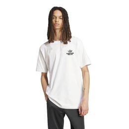 T-Shirt adidas originals "MILAN SST GFX T", Damen, Gr. L, wei&szlig;, Obermaterial: 100% Baumwolle, normal, Rundhals, Shirts T-Shirt