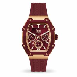 Ice Watch Uhr 'Ice Boliday' Damen Gr&ouml;&szlig;e One Size gold / merlot