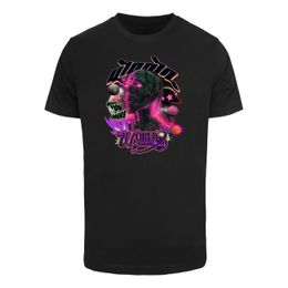 T-Shirt MisterTee "MisterTee Wish You Were Here Tee", Damen, Gr. M, schwarz, 100% Baumwolle, bedruckt, normal, Rundhals, Shirts T-Shirt