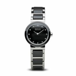 Bering Uhr Damen Gr&ouml;&szlig;e One Size schwarz / silber