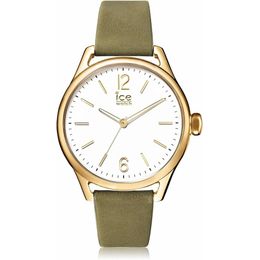Ice Watch Uhr 'Ice Time' Damen Gr&ouml;&szlig;e One Size gold / khaki / wei&szlig;