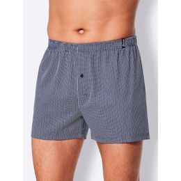 King&acute;S Club Boxershorts KINGS CLUB, Herren, Gr. 9, 3 Stk., blau (marine, bedruckt), 100% Baumwolle, Unterhosen